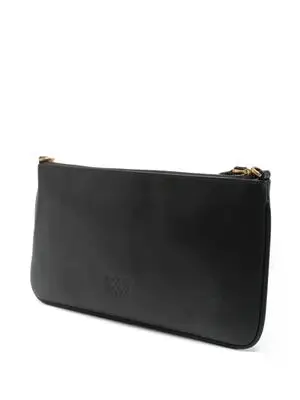Pinko Love Birds Flat Shoulder Bag - Black