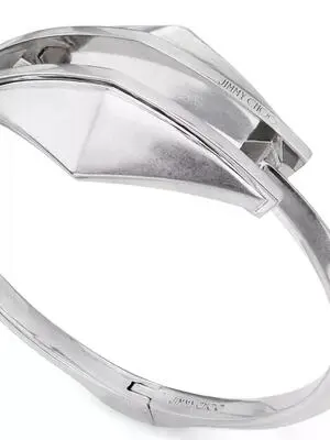 JIMMY CHOO Diamond Link Cuff Bracelet