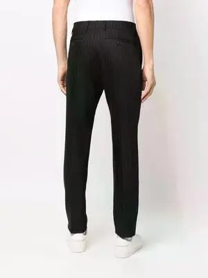 AMI Paris Pinstriped Tapered Trousers