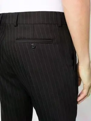 AMI Paris Pinstriped Tapered Trousers