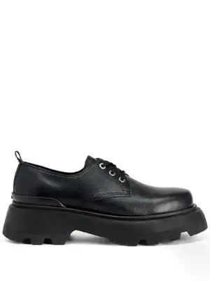 AMI Paris Leather Lace-up Loafers