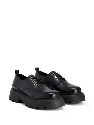 AMI Paris Leather Lace-up Loafers