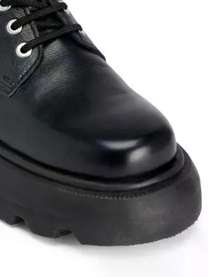 AMI Paris Leather Lace-up Loafers