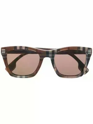 Burberry Square-frame Sunglasses - Brown