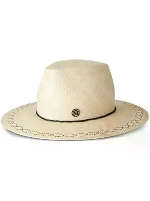 MAISON MICHEL Kyra Straw Fedora