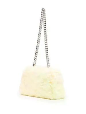 SELF-PORTRAIT Fluffy Bow Shoulder Bag