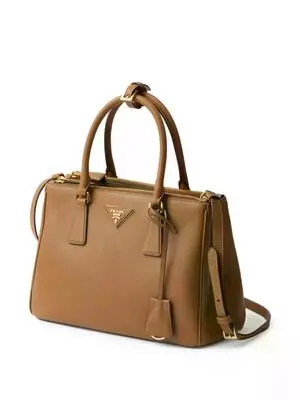 Prada Medium Galleria Tote Bag - Brown