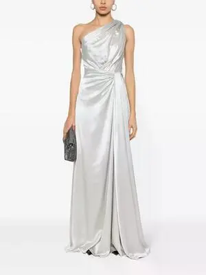 Dolce & Gabbana Off-shoulder Silk Gown