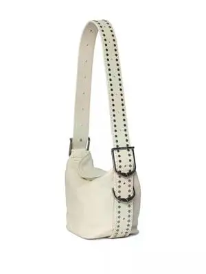 Zadig&Voltaire Baby Jane Leather Shoulder Bag - Neutrals