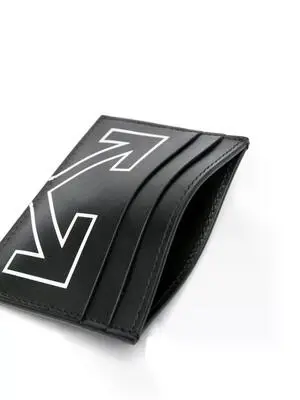 Off-White Heritage Card Holder - Black
