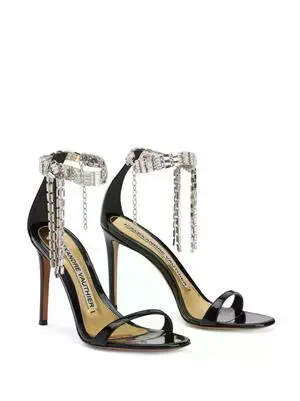 Alexandre Vauthier Tiffany Stiletto Sandals With Crystal Embellishments