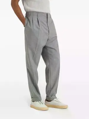 Brunello Cucinelli Tapered Virgin Wool Trousers