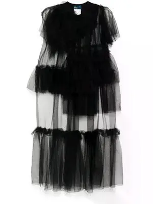 Kolor Ruffle Top - Black