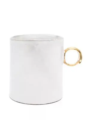 ASTIER DE VILLATTE X Serena Carone Snake Ring Mug - White