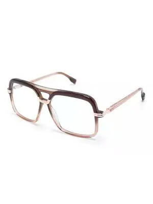 Cazal Pilot Frame Eyeglasses - Brown