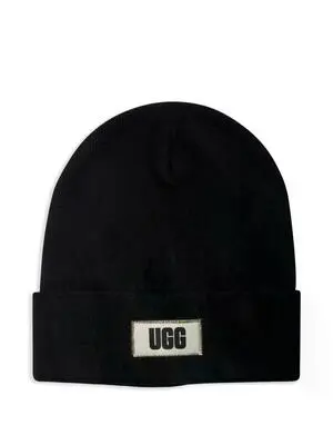 UGG High Crown Beanie Hat - Black