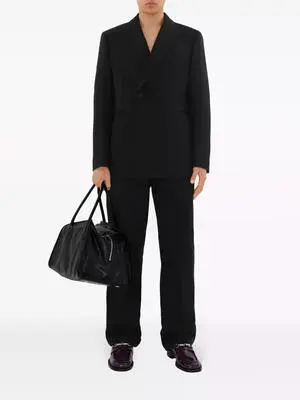 Burberry Shield Leather Duffle Bag