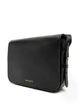 Maison Kitsuné Foldover Shoulder Crossbody Bag - Black