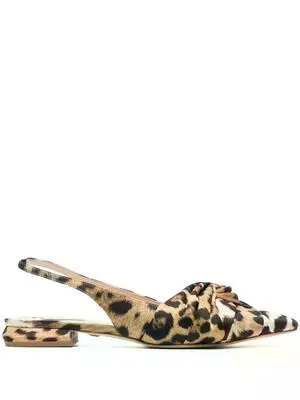 Roberto Cavalli Knotted Slingback Pumps