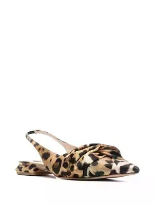 Roberto Cavalli Knotted Slingback Pumps