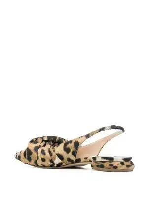 Roberto Cavalli Knotted Slingback Pumps