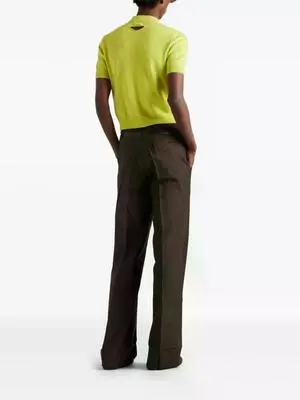Prada Belted Trousers - Brown