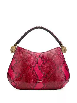 Roberto Cavalli Snakeskin Print Shoulder Bag