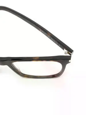 Saint Laurent Tortoise-shell Square Frame Glasses