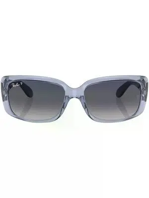 Ray-ban Two-tone Rectangle-frame Sunglasses - Blue