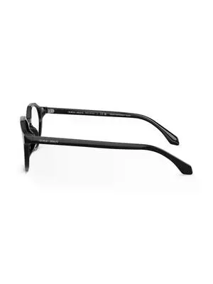 Giorgio Armani Round-frame Glasses - Black