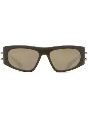 Alexander McQueen Square-frame Sunglasses - Brown