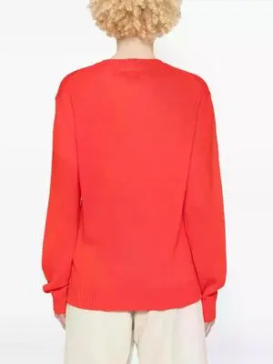 JIL SANDER Fine-knit Jumper - Red