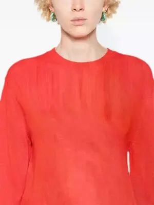 JIL SANDER Fine-knit Jumper - Red