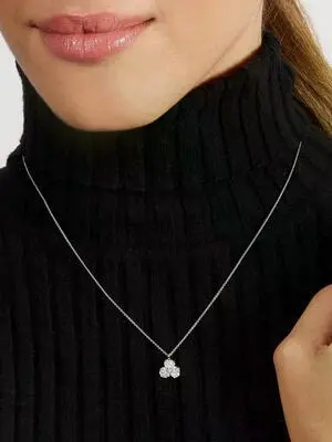 LEO PIZZO 18kt White Gold And Diamond Pendant Necklace