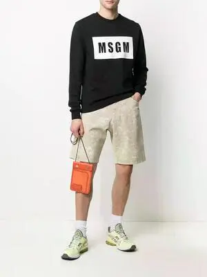 MSGM Logo-print Sweatshirt - Black