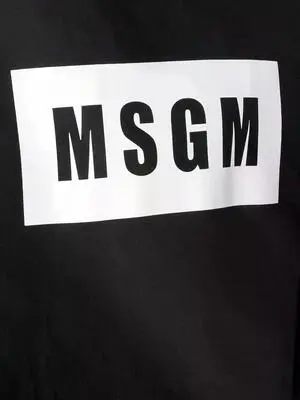 MSGM Logo-print Sweatshirt - Black