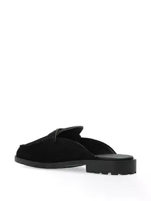 COACH Suede Slip-on Slippers