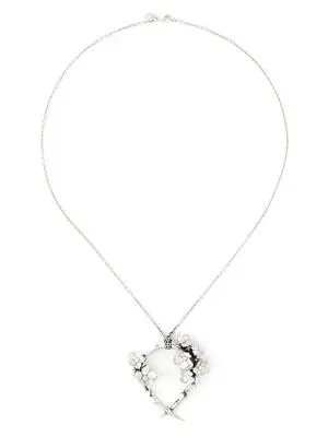SHAUN LEANE Cherry Blossom Diamond Necklace - Metallic