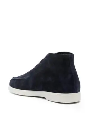 MOORER Bruschi Suede Boots - Blue