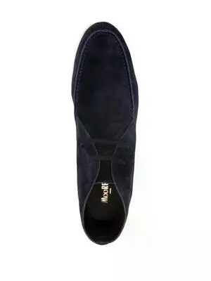MOORER Bruschi Suede Boots - Blue