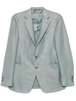 Canali Interwoven Blazer - Blue