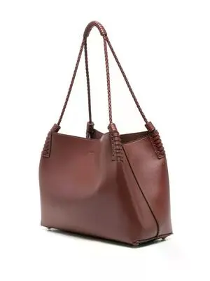 Etro Pegasus Leather Shoulder Bag - Brown