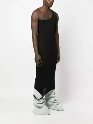 Rick Owens Double Ziggy Cotton Tank Top