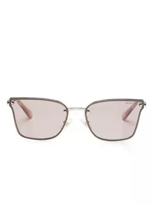 SWAROVSKI Cat Eye Sunglasses - Silver