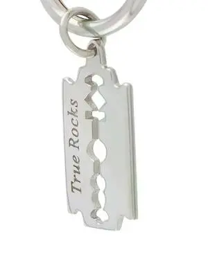 TRUE ROCKS Razor Hoop Earring - Silver