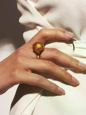AKANSHA SETHI Roshni Citrine Ring