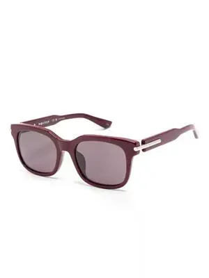Alexander McQueen Square-frame Sunglasses - Red
