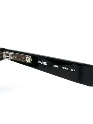 PETER AND MAY Square-frame Tinted Sunglasses - Black