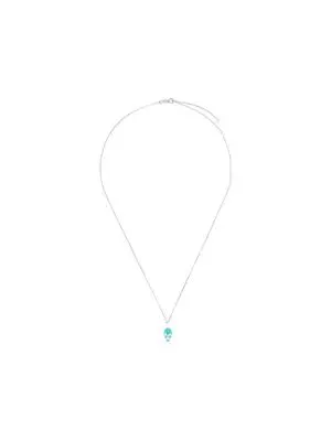 TRUE ROCKS Skull Pendant Necklace - Silver