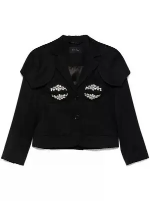 Simone Rocha Crystal-embellished Jacket